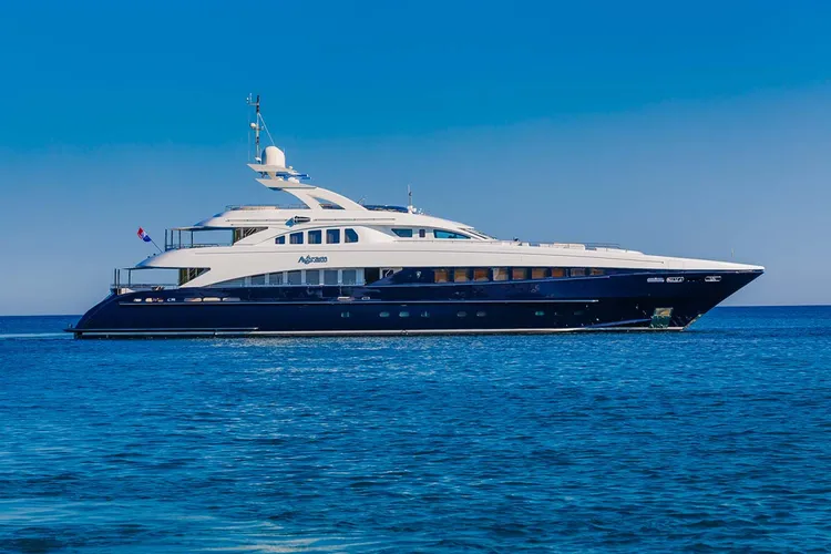 AGRAM yacht for charter (Heesen Yachts, 44.17m, 2008)